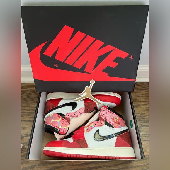 Nike | Shoes | Jordan Retro High Og Spiderman Across The Spiderverse Gs ...